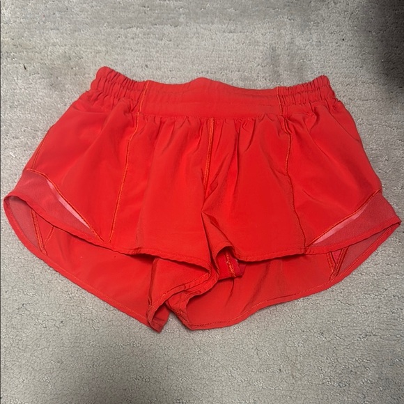 lululemon athletica | Shorts | Lululemon Red Hotty Hot Shorts | Poshmark